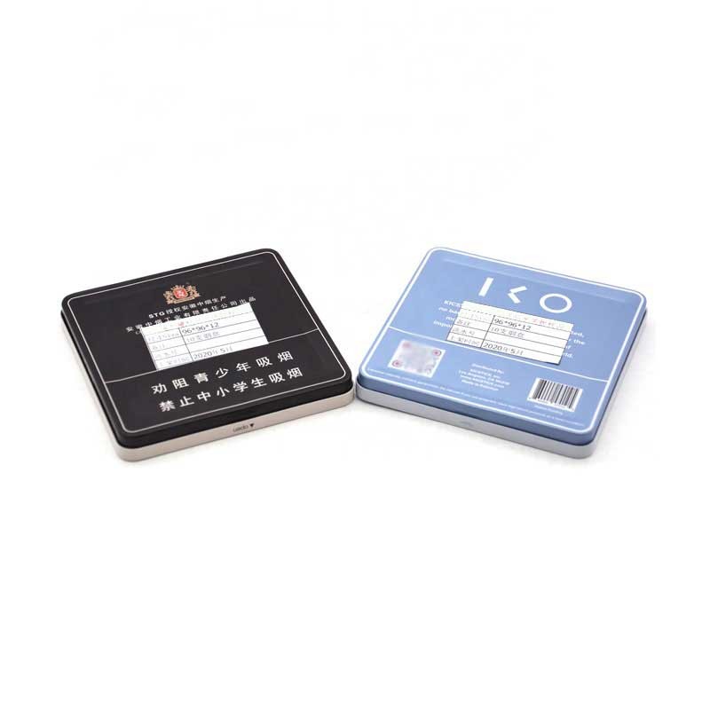 Custom square cigarette tin box