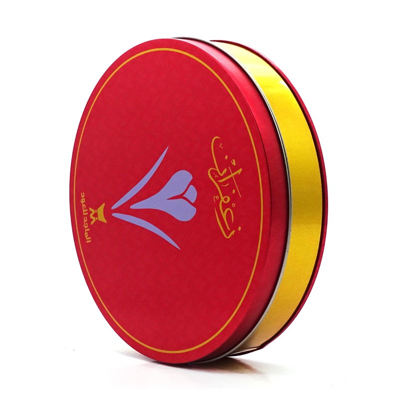 25g 50g Big round saffron tin box