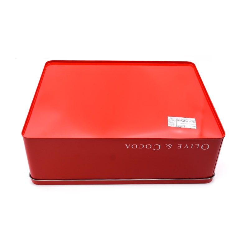 Wholesale Tin Box Custom Printed Christmas Holiday Large Chocolate Gift ...