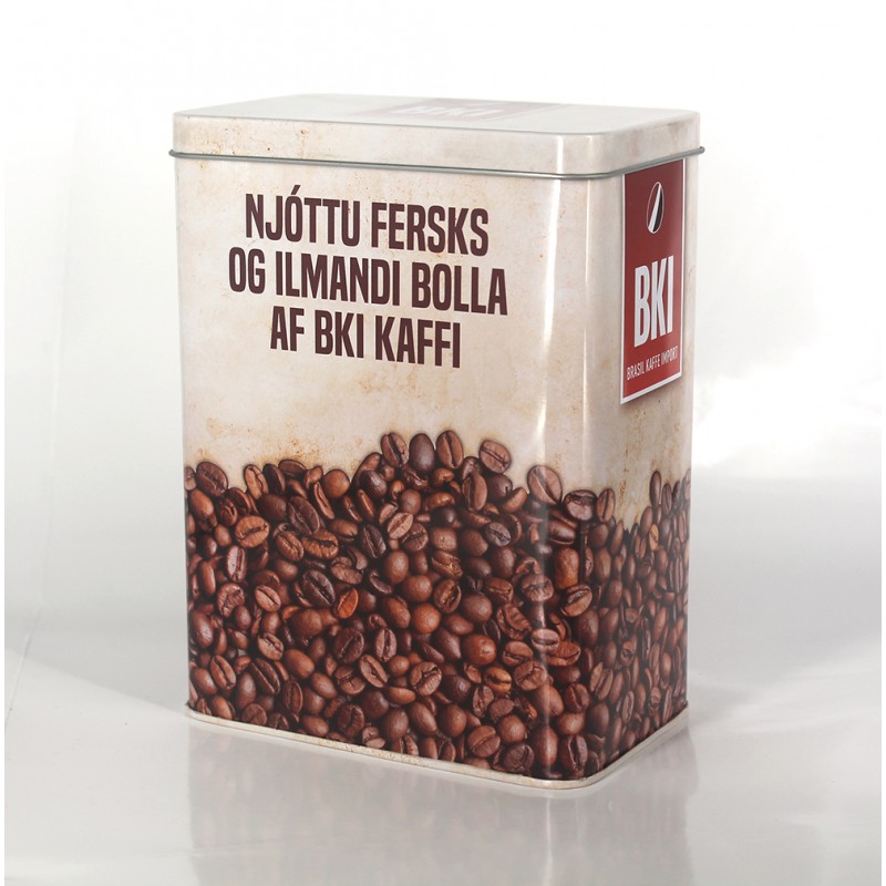 Custom Logo Metal Gift Package Loose Tea Coffee Tins Manufacturer China