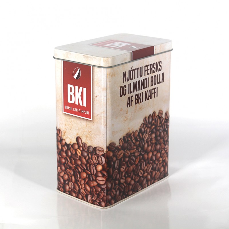 Custom Logo Metal Gift Package Loose Tea Coffee Tins Manufacturer China