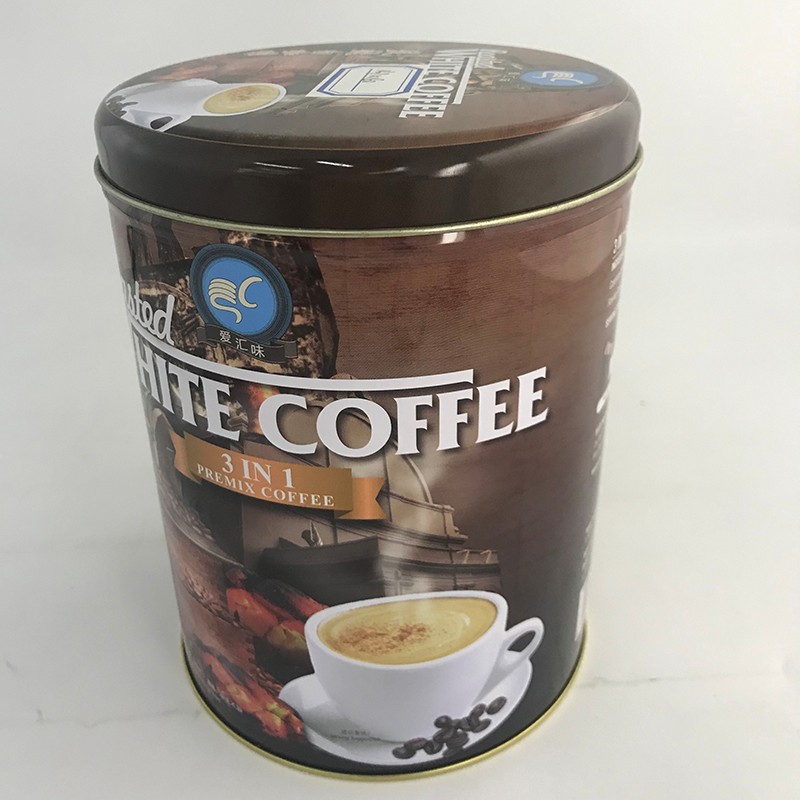 High quality round coffee tin can factory