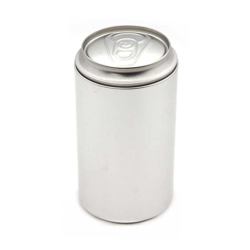Wholesale food cans, beer cans, beverage cans with pure white labels