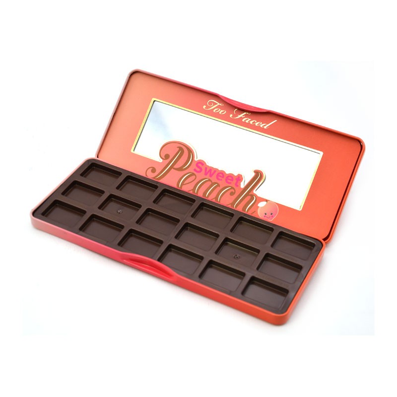 Bulk Personalized Tin Box Mirror Small Retangular Magnetic Make Up Tin Case