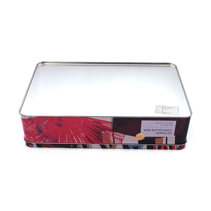 Customized Sweet Chocolate Valentines Packaging Tin Box