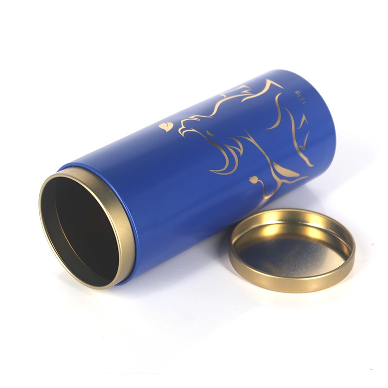 Bespoke Coffee Tin Box Small Deep Round Coffee Tin Can