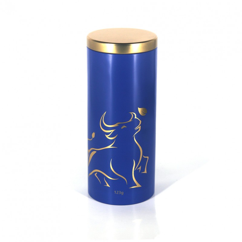 Bespoke Coffee Tin Box Small Deep Round Coffee Tin Can