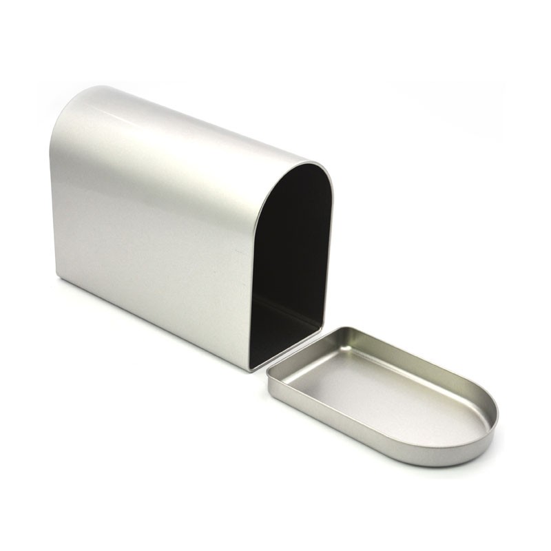 Silver Tinplate Mini Letter Box Gift Box