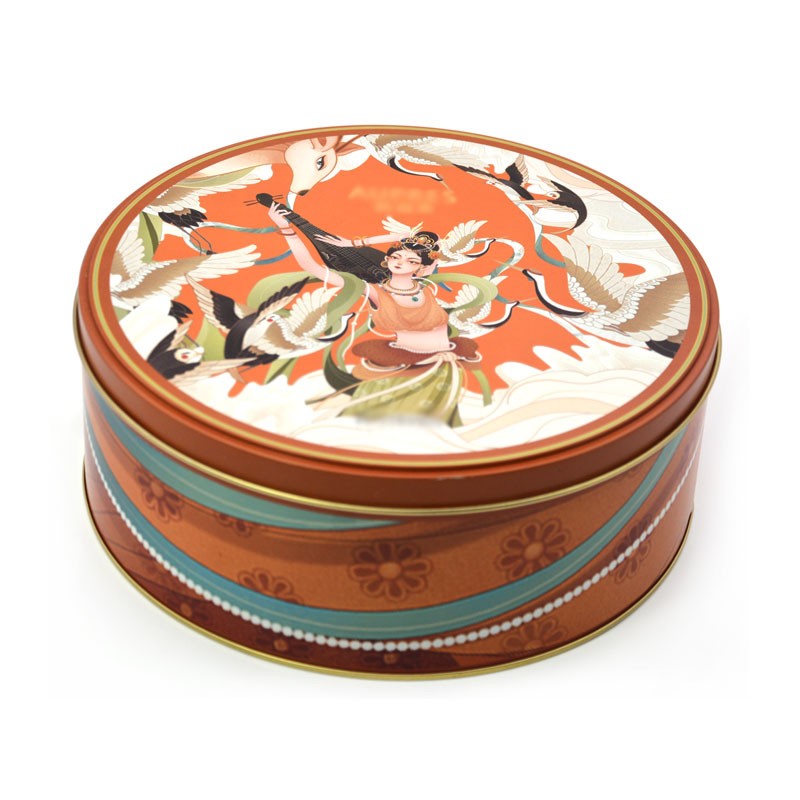 Wholesale Empty Retro Cookies Tin Box Candy Box Kitchen Storage Box