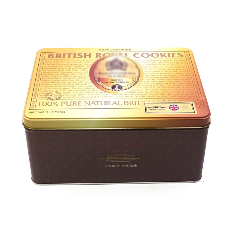 Wholesale Empty British Royal Cookies Tin Box 24 oz