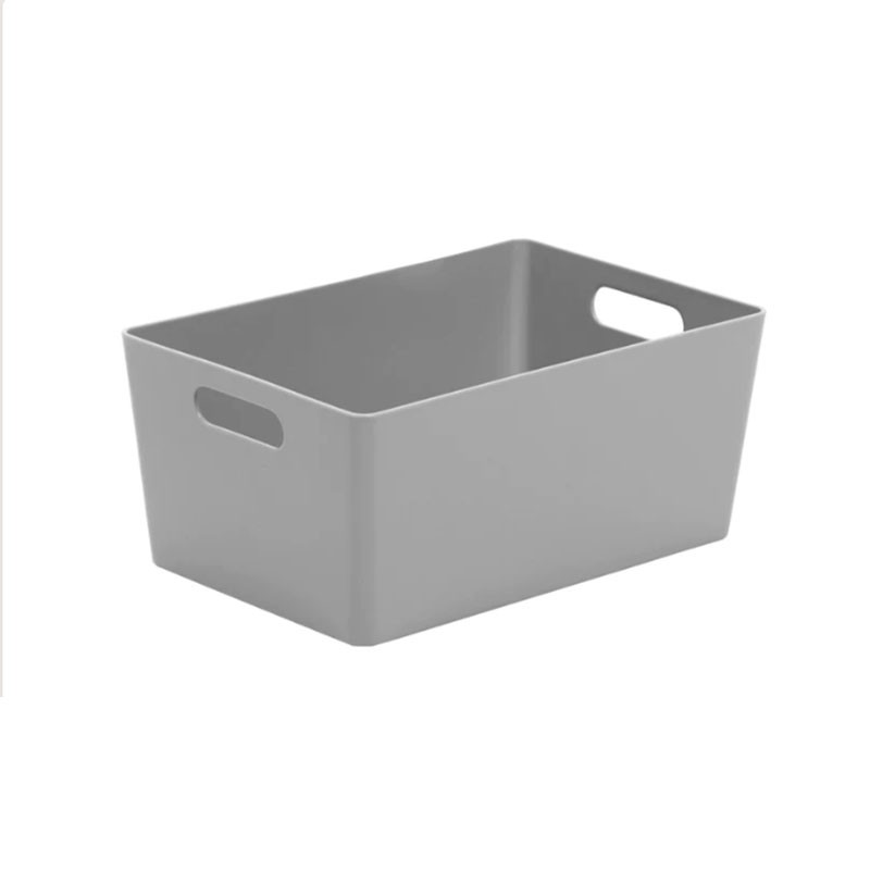 MUJI Large Silver Metal Rectangular Empty Tin Box