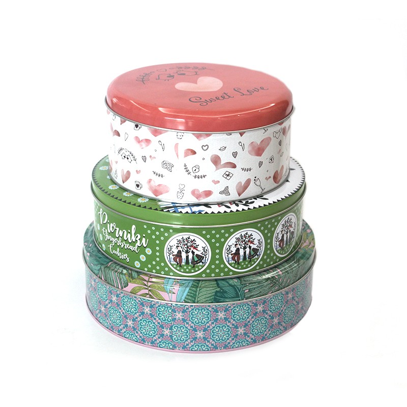 High Quality Customized Gift Chocolate Cookie Tin Can
