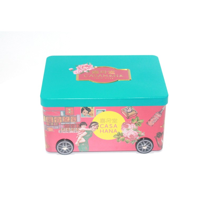 Wholesale Irregular Car Shaped Tin Box Chocolate Candy Tin Can