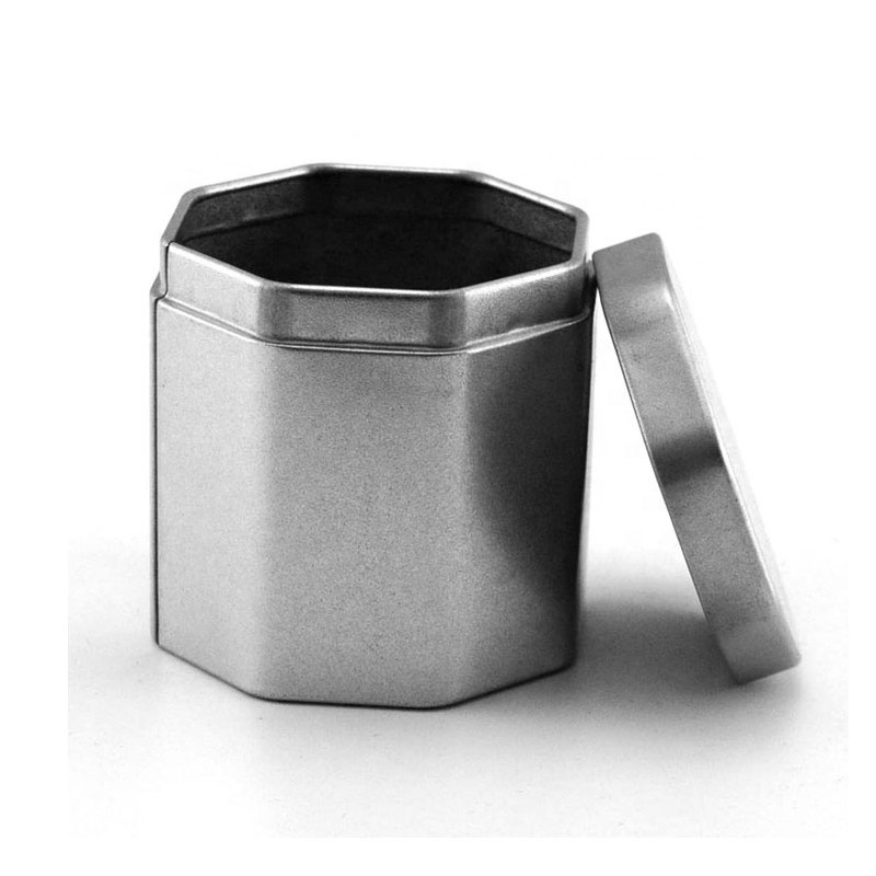 Boîte métallique hexagonale personnalisée